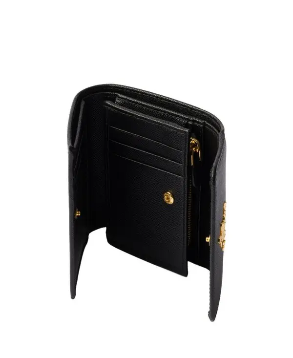 Prada Small Saffiano Leather Wallet - Black