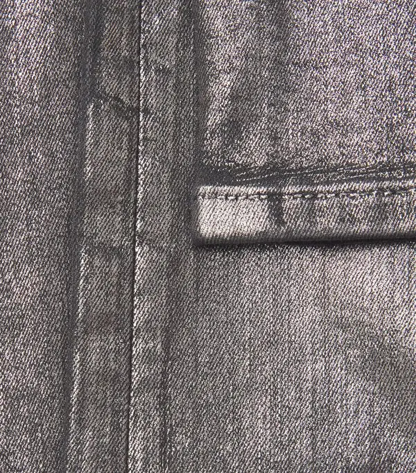 FRAME Le Sleek Coated Straight Jeans