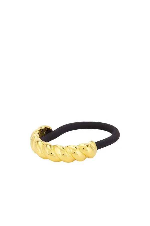 8 Other Reasons Hair Tie In Metallic - Gold