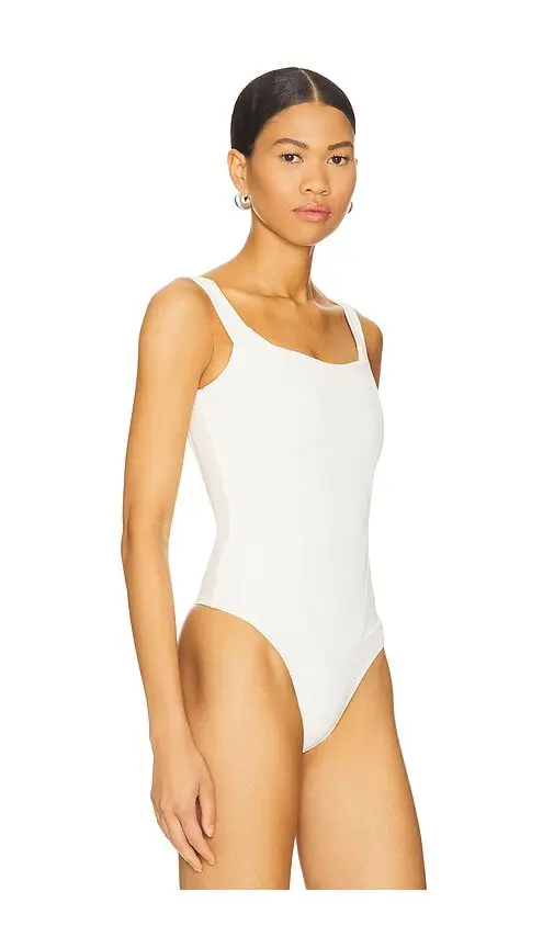 Good American Sculpting Corset Bodysuit - Cloud White001