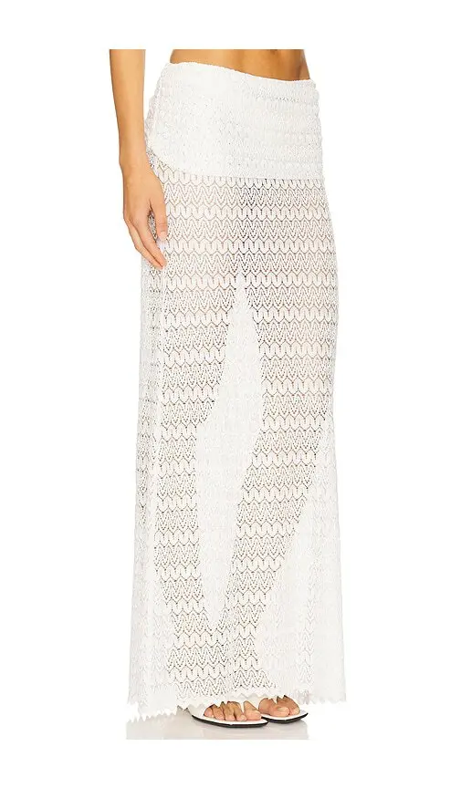 LOVERS AND FRIENDS Nadina Maxi Skirt - White