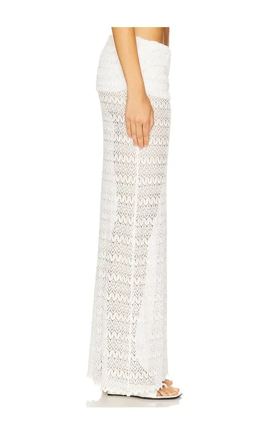 LOVERS AND FRIENDS Nadina Maxi Skirt - White