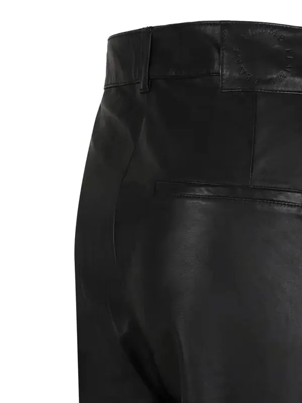 SELECTED Leather Straight-leg Trousers