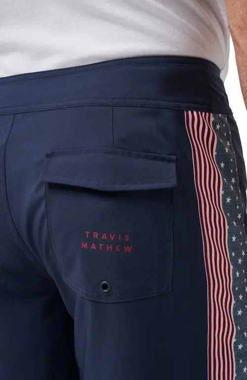 Travis Mathew Liberty Lights Swim Trunks