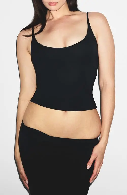 SKIMS Smooth Lounge Scoop Neck Cami - Obsidian