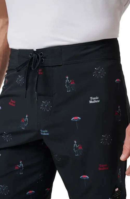 Travis Mathew Printed Board Shorts