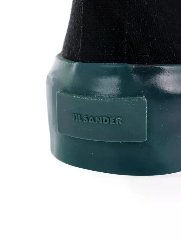 JIL SANDER Jungle High-top Sneakers - Black