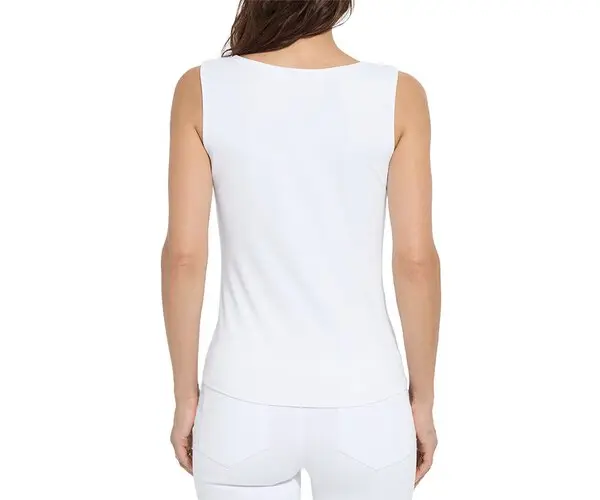 Lyssé Evie Scoop Neck Tank Top - White