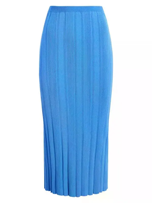 Proenza Schouler Ryanne Ribbed Skirt - Blue
