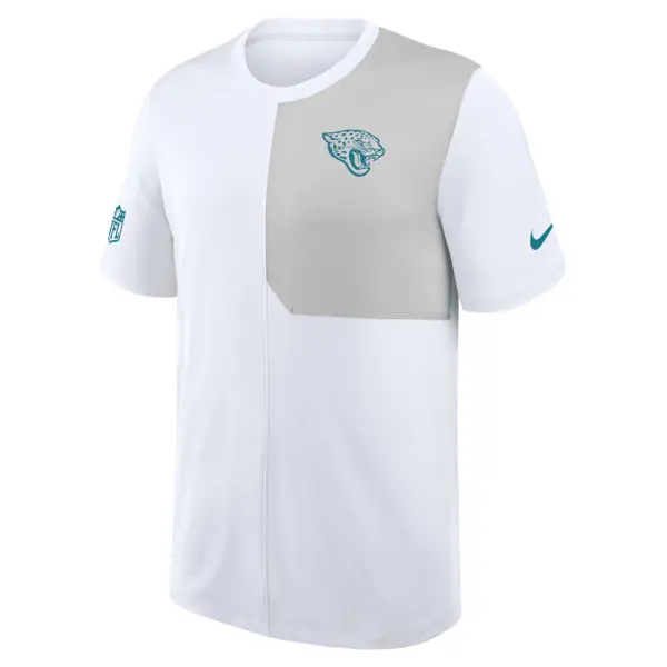 Nike Jacksonville Jaguars Sideline Coach Dri-fit Nfl Top - White