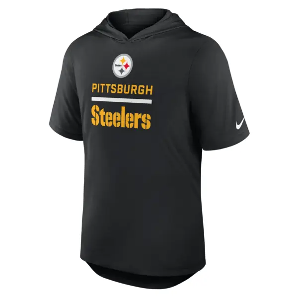 Nike Pittsburgh Steelers Dri-fit Nfl Hooded T-shirt - Black