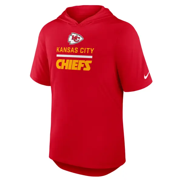 Nike Kansas City Chiefs Dri-fit Nfl Hooded T-shirt - Red