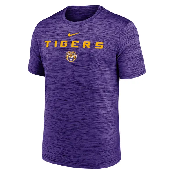 Nike Lsu Sideline Velocity Dri-fit College T-shirt - Purple