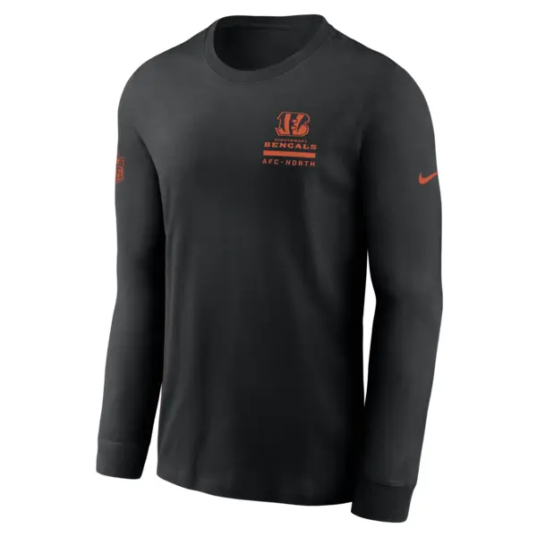 Nike Cincinnati Bengals Dri-fit Long-sleeve T-shirt - Black
