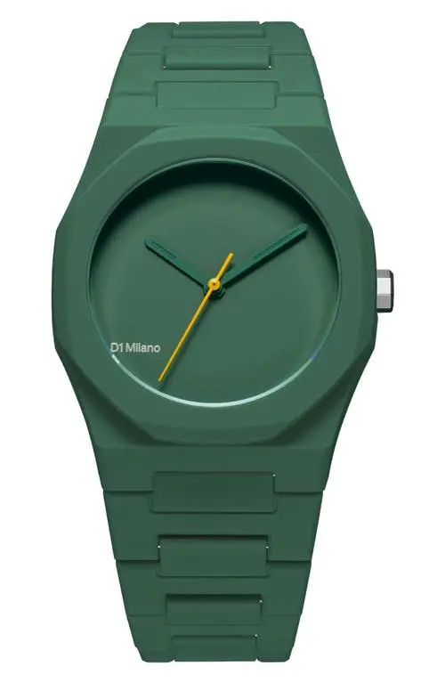 D1 MILANO Polycarbon Bracelet Watch - Green