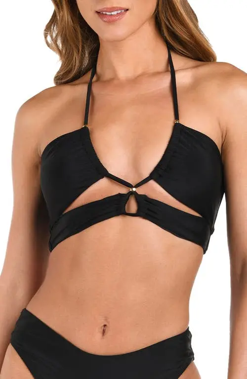 L'Agence Sirena Bikini Top - Black