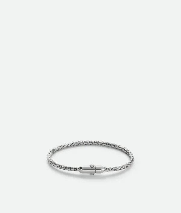 Bottega Veneta Intreccio Bracelet - Silver