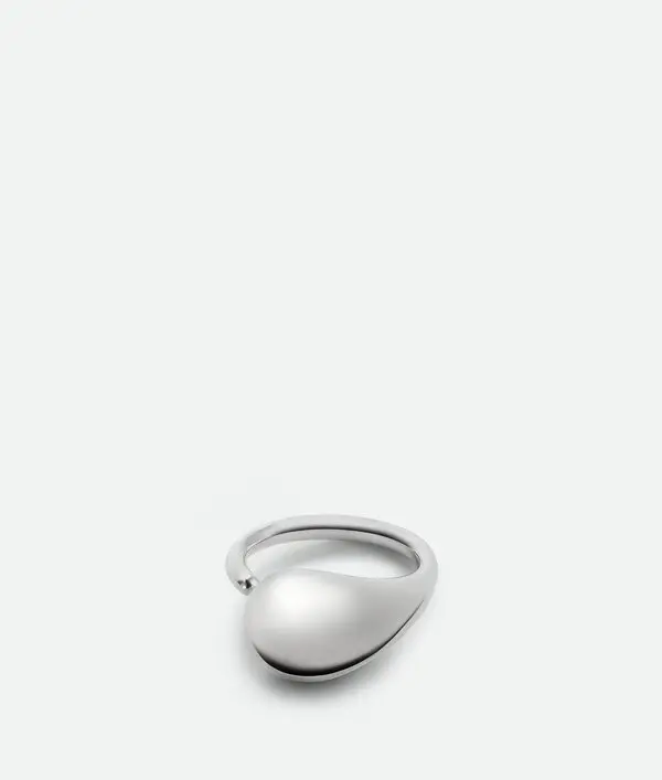 BOTTEGA  VENETA Small Drop Ring - Silver