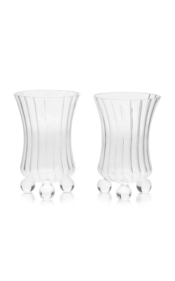 MODA DOMUS Le Jardin Set-of-two Water Glasses - Clear