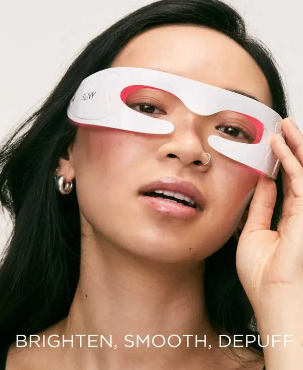 SOLARIS LABORATORIES NY Solaries Laboratories Ny Led Light Therapy + Targeted Vibration Eye Rejuvenation Device - White