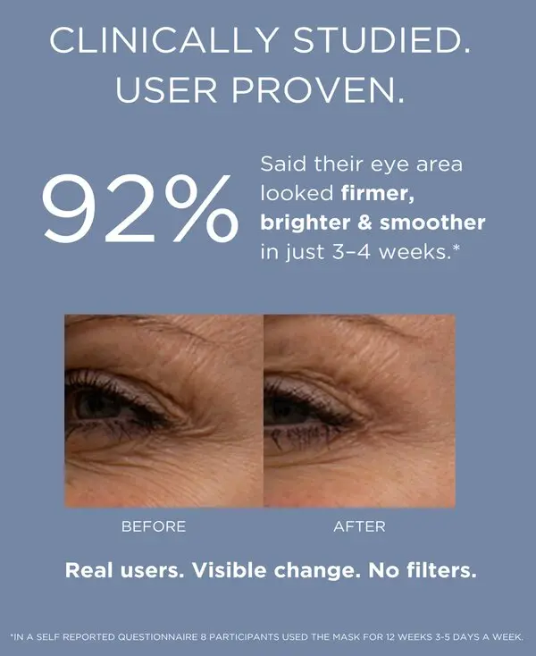 SOLARIS LABORATORIES NY Solaries Laboratories Ny Led Light Therapy + Targeted Vibration Eye Rejuvenation Device - White