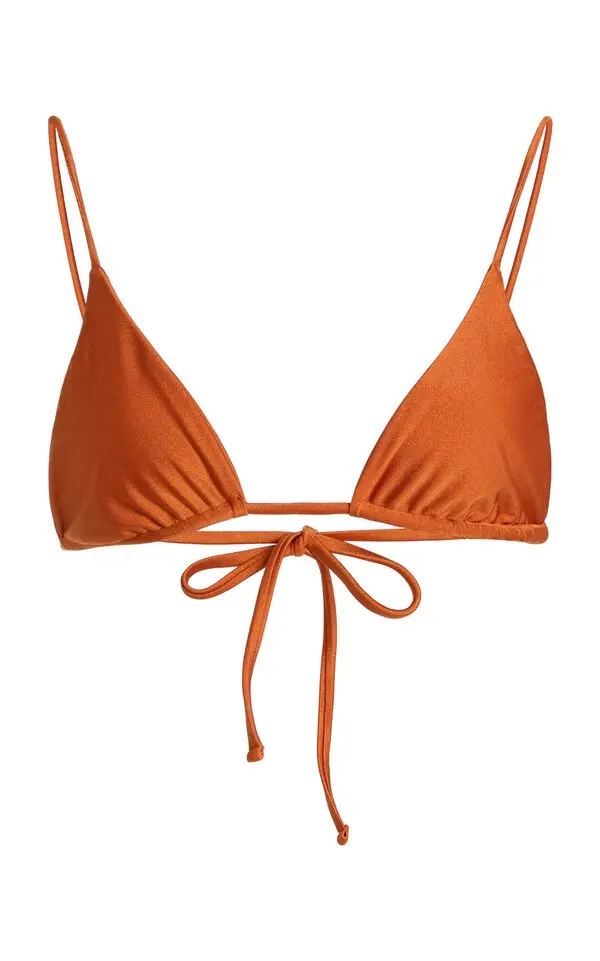 Jade Swim Via Bikini Top - Orange