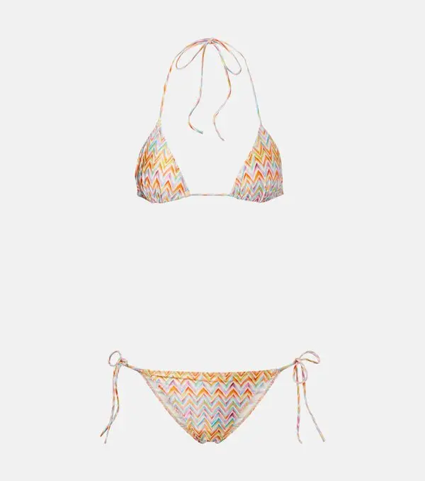 Missoni Chevron Bikini Set - Multicoloured