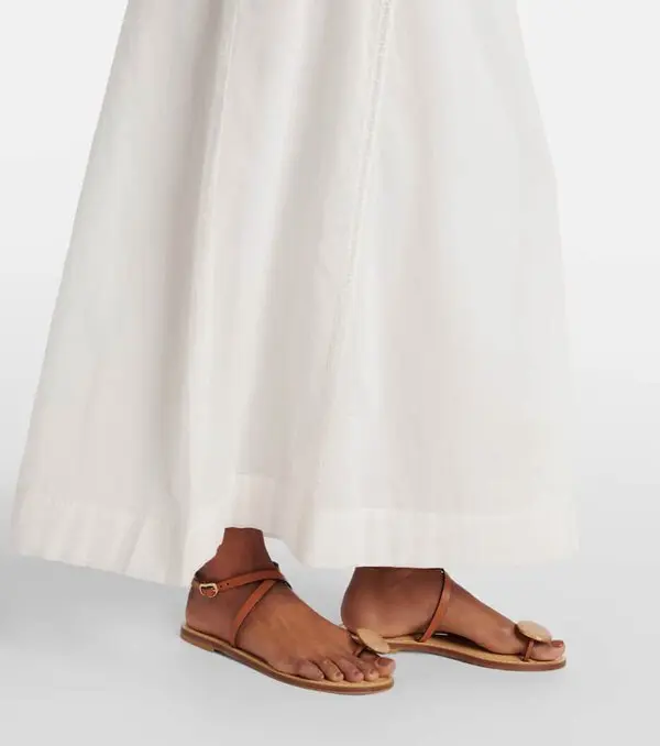 Rixo Vienne Embroidered Maxi Skirt