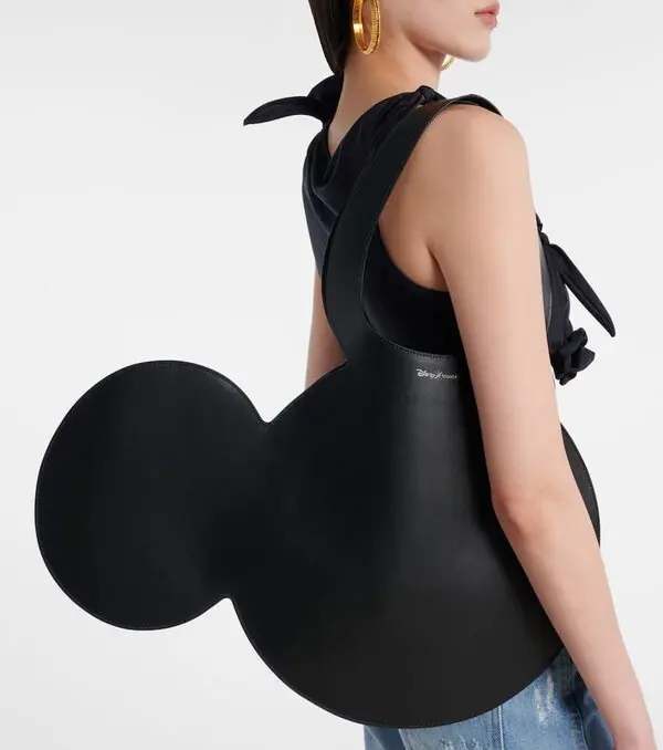 Coperni X Disney® Mickey Heart Leather Tote Bag