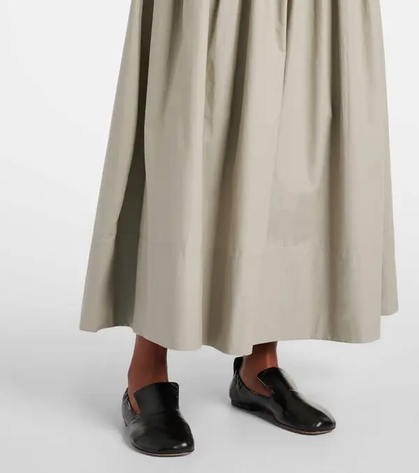 Proenza Schouler White Label Malia Pleated Maxi Dress - Neutrals