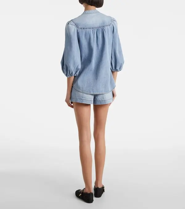 Zimmermann Lucky Denim Blouse