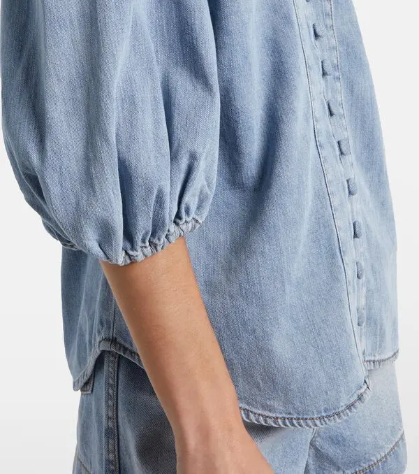 Zimmermann Lucky Denim Blouse