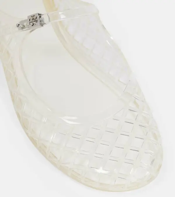 Tory Burch Mellow Mary Jane Mules - Transparent