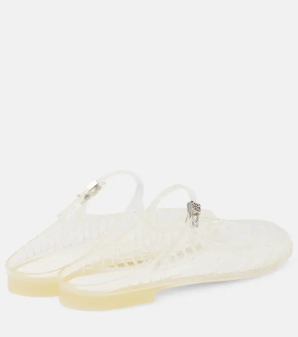 Tory Burch Mellow Mary Jane Mules - Transparent