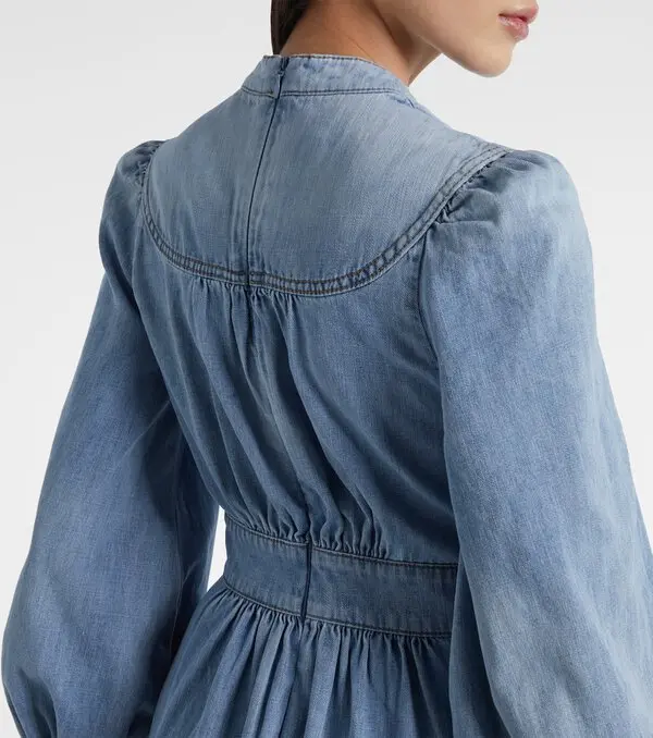 Zimmermann Lucky Denim Midi Dress