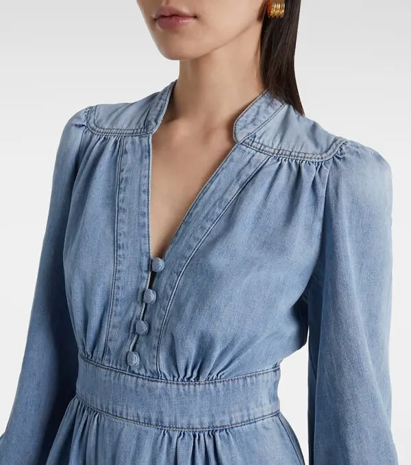 Zimmermann Lucky Denim Midi Dress