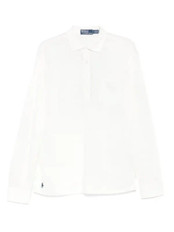 Polo Ralph Lauren Long-sleeve Linen Polo Shirt