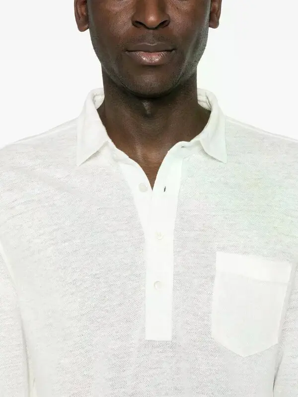 Polo Ralph Lauren Long-sleeve Linen Polo Shirt