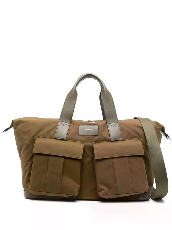 Mulberry Heritage Waxed Day Clipper Holdall - Green