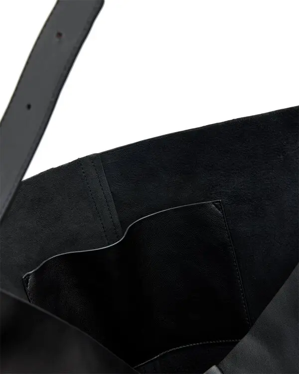 ALLSAINTS Asha Leather Shoulder Bag - Black