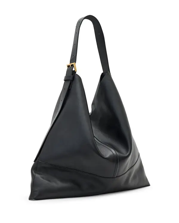 ALLSAINTS Asha Leather Shoulder Bag - Black