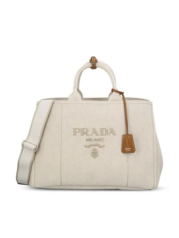 Prada Jardinière Extra Large Tote - Beige