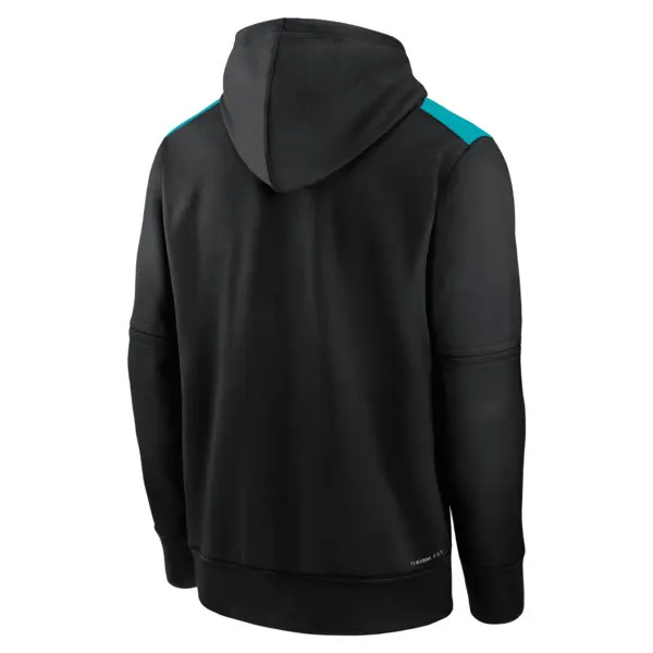 Nike Miami Marlins Authentic Collection City Connect Therma Mlb Pullover Hoodie - Black