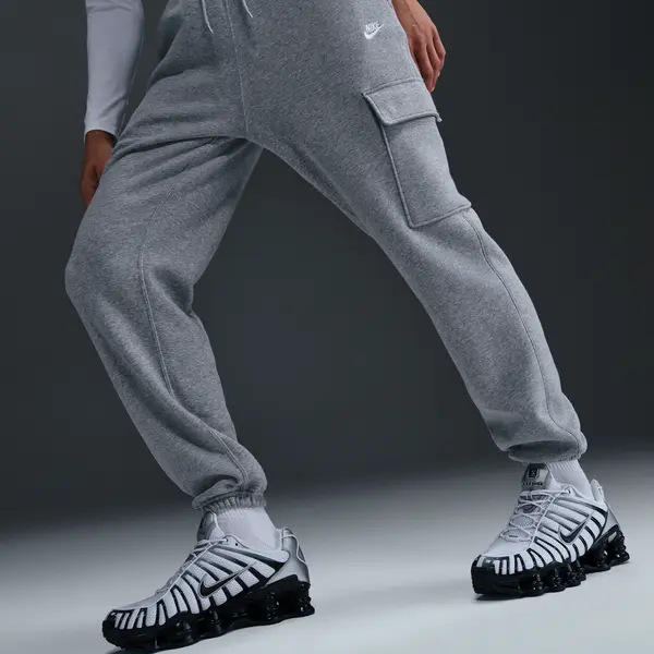 Nike Club Fleece Cargo Pants - Grey