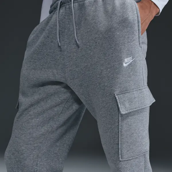Nike Club Fleece Cargo Pants - Grey