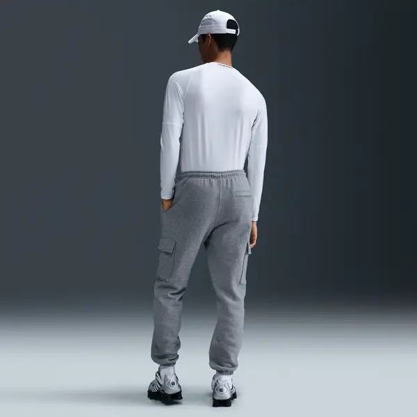 Nike Club Fleece Cargo Pants - Grey