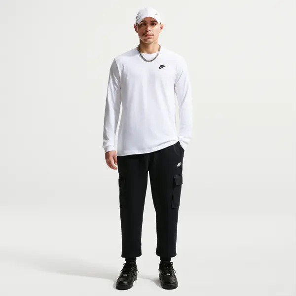 Nike Club Fleece Cargo Pants - Black