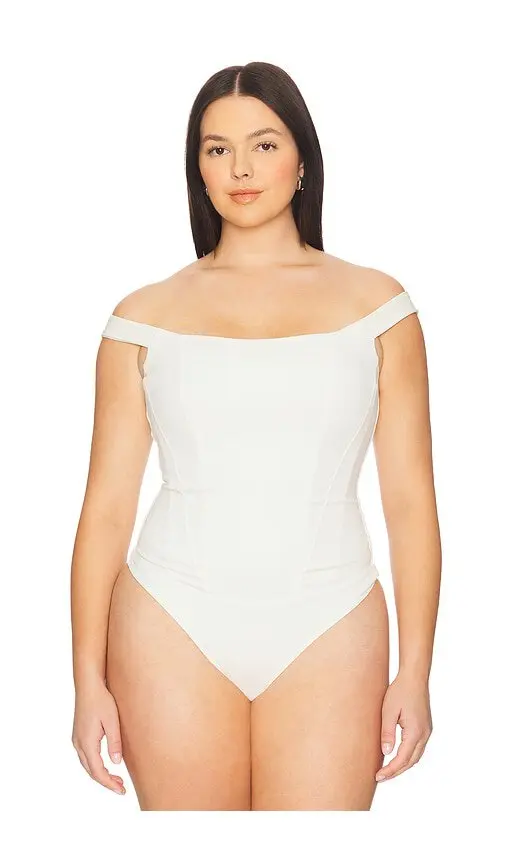 Good American Sculpting Corset Bodysuit - Ivory