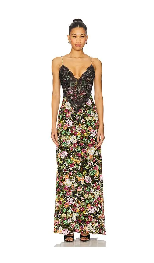 AFRM Prianka Maxi Dress - Green