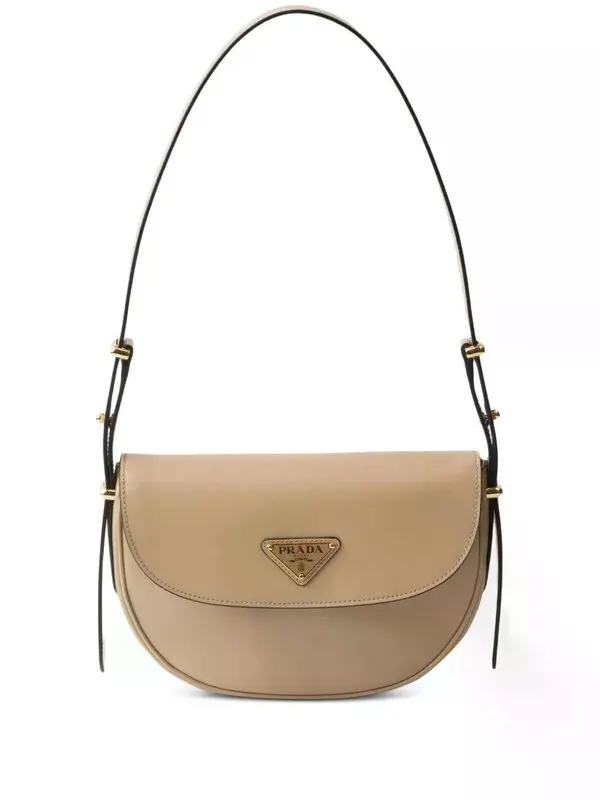 Prada Arqué Leather Shoulder Bag